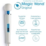 Hitachi HV260 Vibratex Magic Wand, Powerful Massager, Two Speeds, White ...