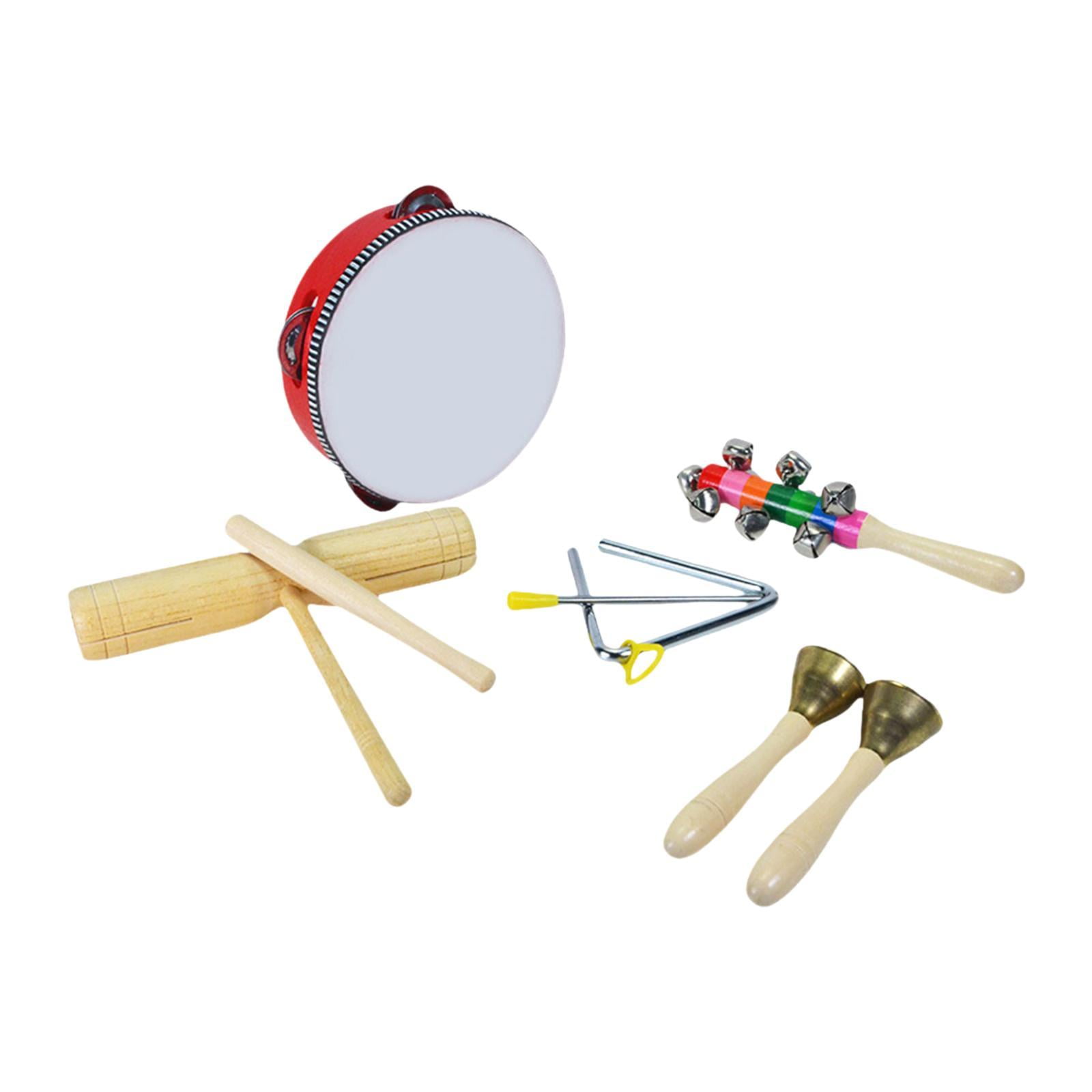 Juego de instrumentos musicales para niños pequeños, instrumentos de ...