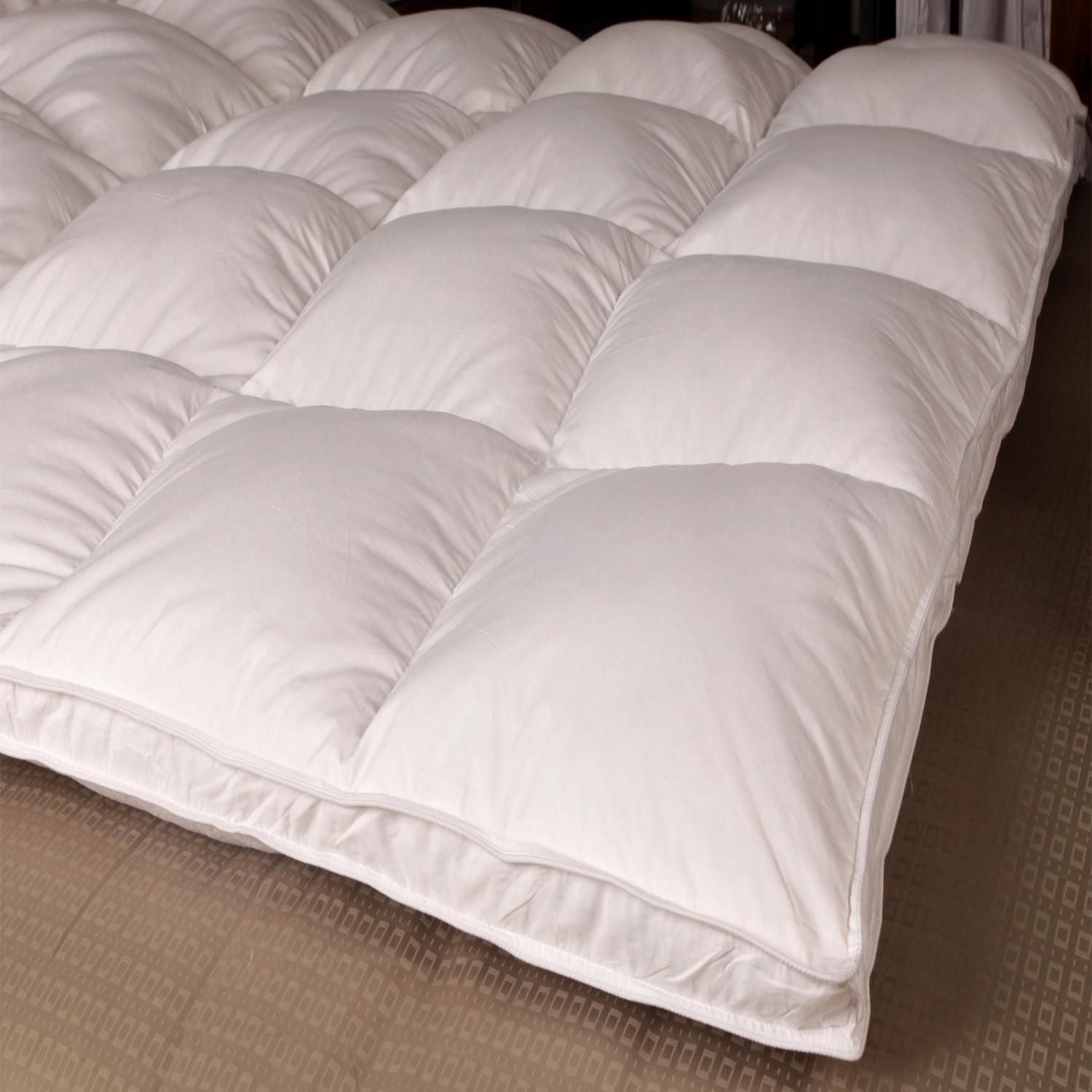 Click here for Royal Elite White Goose Featherbed prices