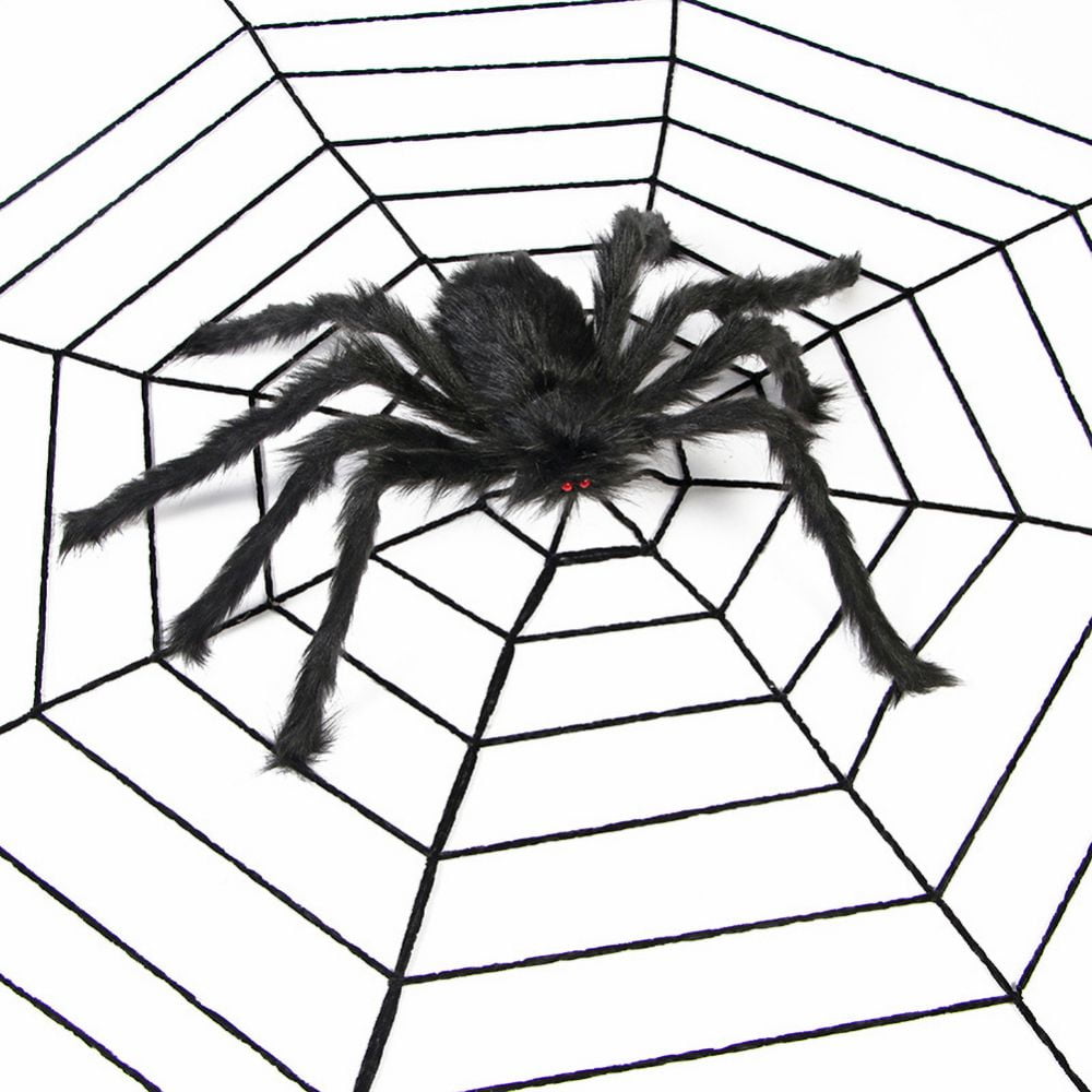Bullpiano Halloween Spider Decorations, Realistic Hairy Spiders, Scary ...