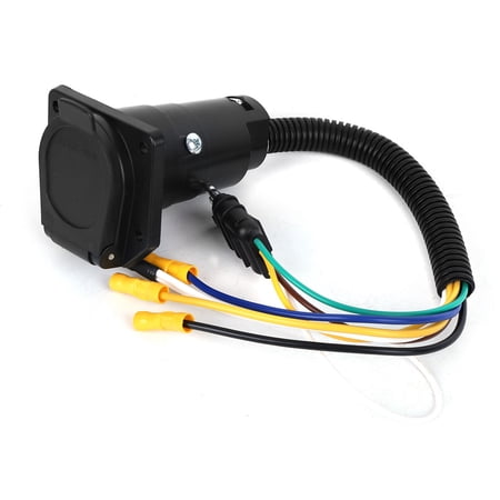 Trailer Adapter Cord Trailer Socket 4-way To 7-way Trailer Connector ...