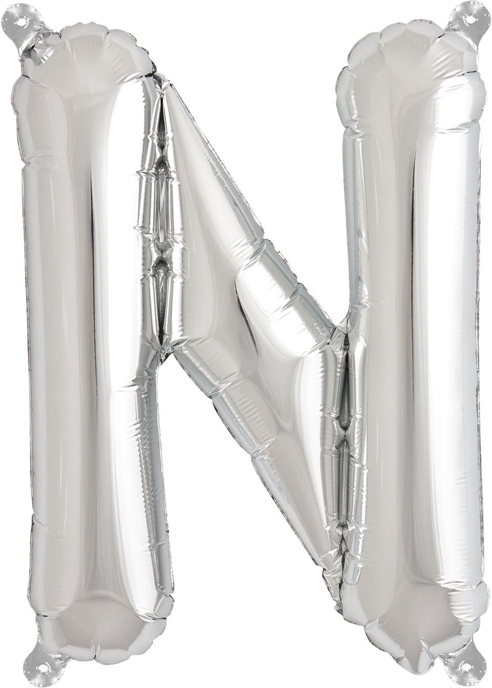 Letter N Balloon, 13.5", Silver - Walmart.com