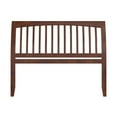 AFI Orleans Queen Sleigh Solid Wood Slat Headboard, Walnut - Walmart.com