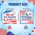 100 PCS Patriotic Deli Paper Sheets 12x12 Inch – Welcome Home Veterans ...