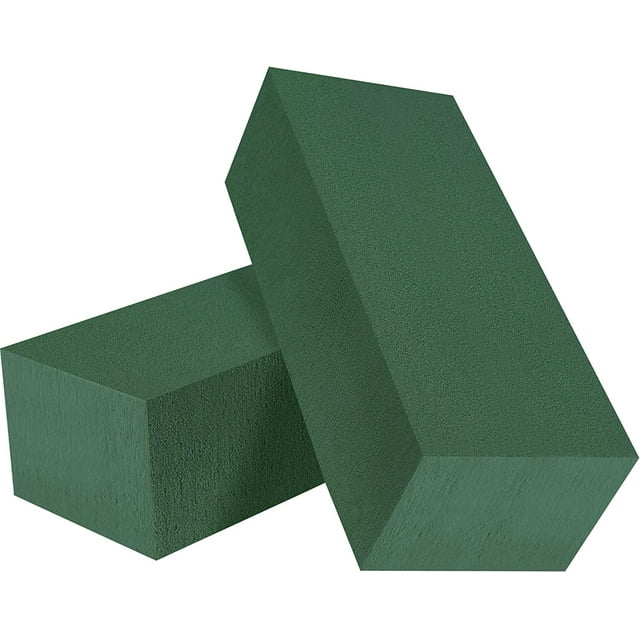 Floral Foam Blocks, Happon 2 Pack Green Wet Florist Foam Styrofoam ...