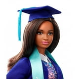 Barbie Graduation Day Cap & Gown Doll with Brunette Hair & Accessories ...