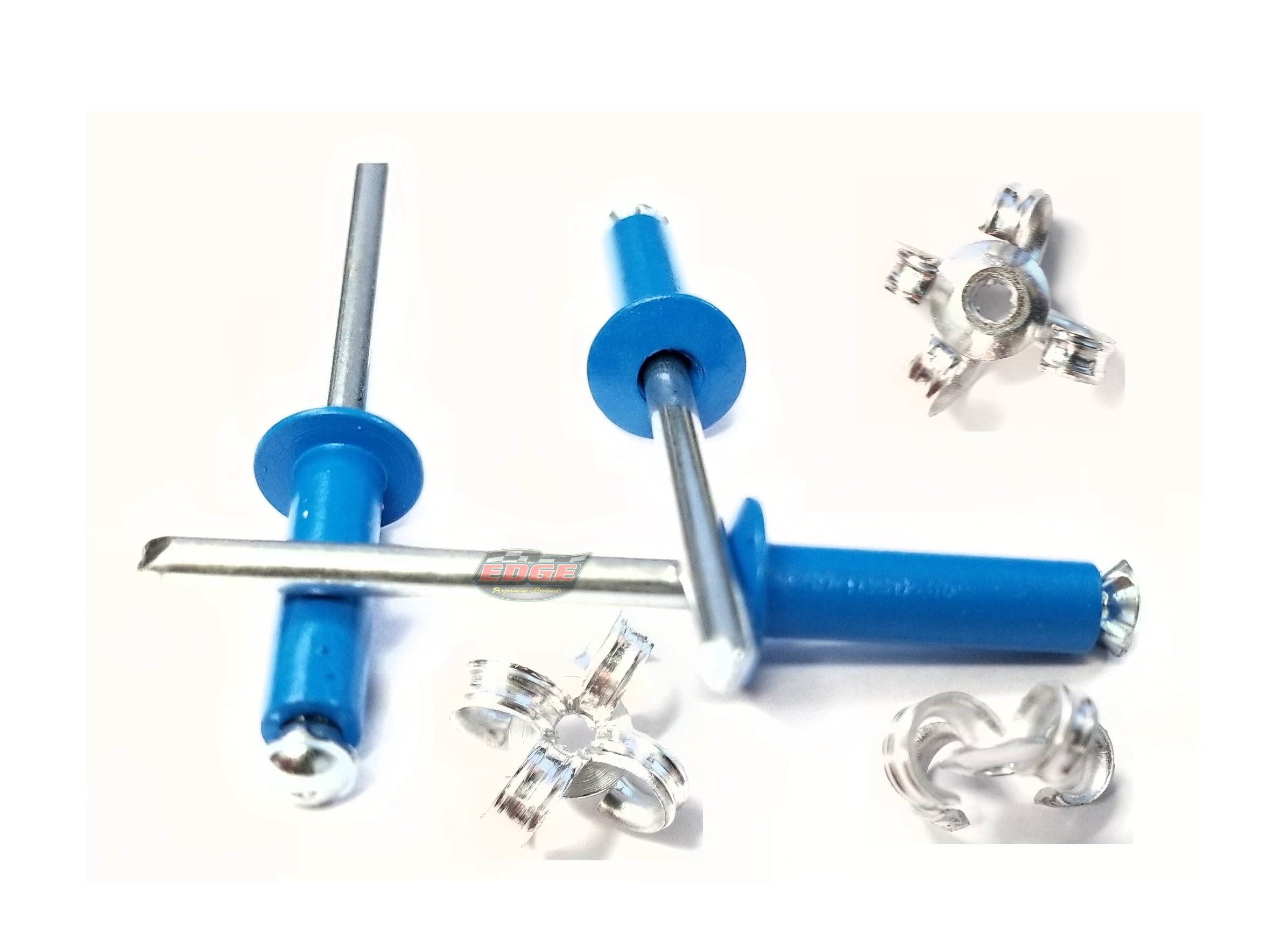 Pepsi Blue 3/16" Pop Rivets Aluminum Small Head Exploding Banana Peel ...