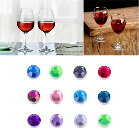 Clipper Set of 6 Wine Glass Plate Clips by True - Walmart.com