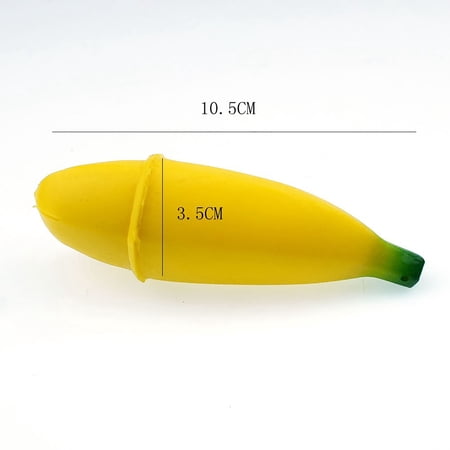 ACCEDE Prank Banana Squeeze Toy Squeeze Banana Model Funny Banana Doll ...