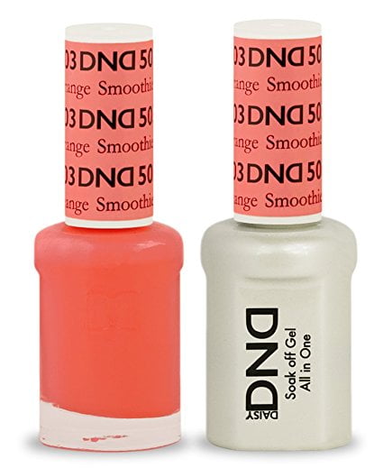 DND Nail Polish Gel & Matching Lacquer Set (503 - Orange Smoothie ...