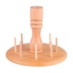 New brothread Wooden Thread Rack - 60 Spools Cone Stand for Organizing ...