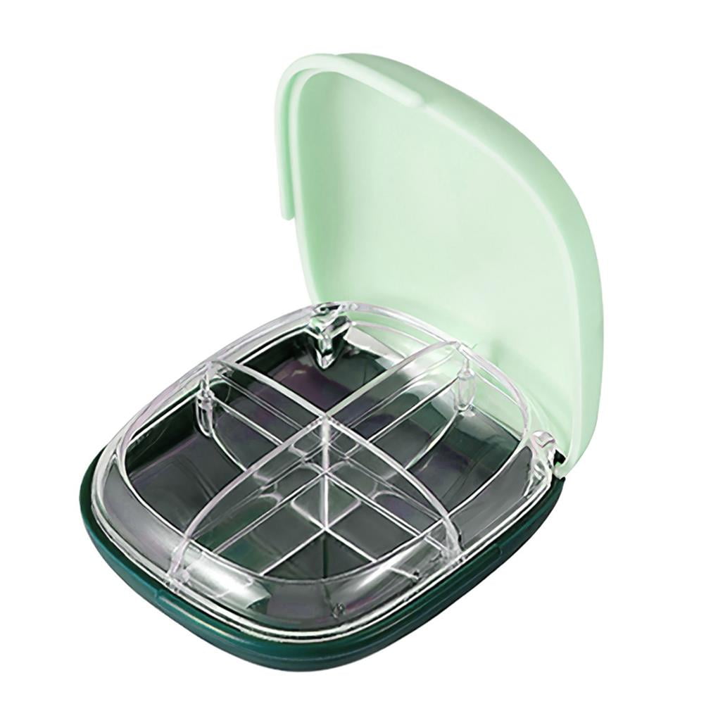 Caja De Medicina De Cuatro Celdas Diseño De Partición Organizador ...