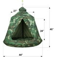 GARTIO Hanging Tree Tent, Kids Playhouse Swing Hanging Tent with LED ...