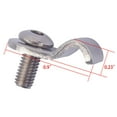 24pc 3/16" Stainless Steel Brake Line Clamp & Screw Street Rod Custom ...