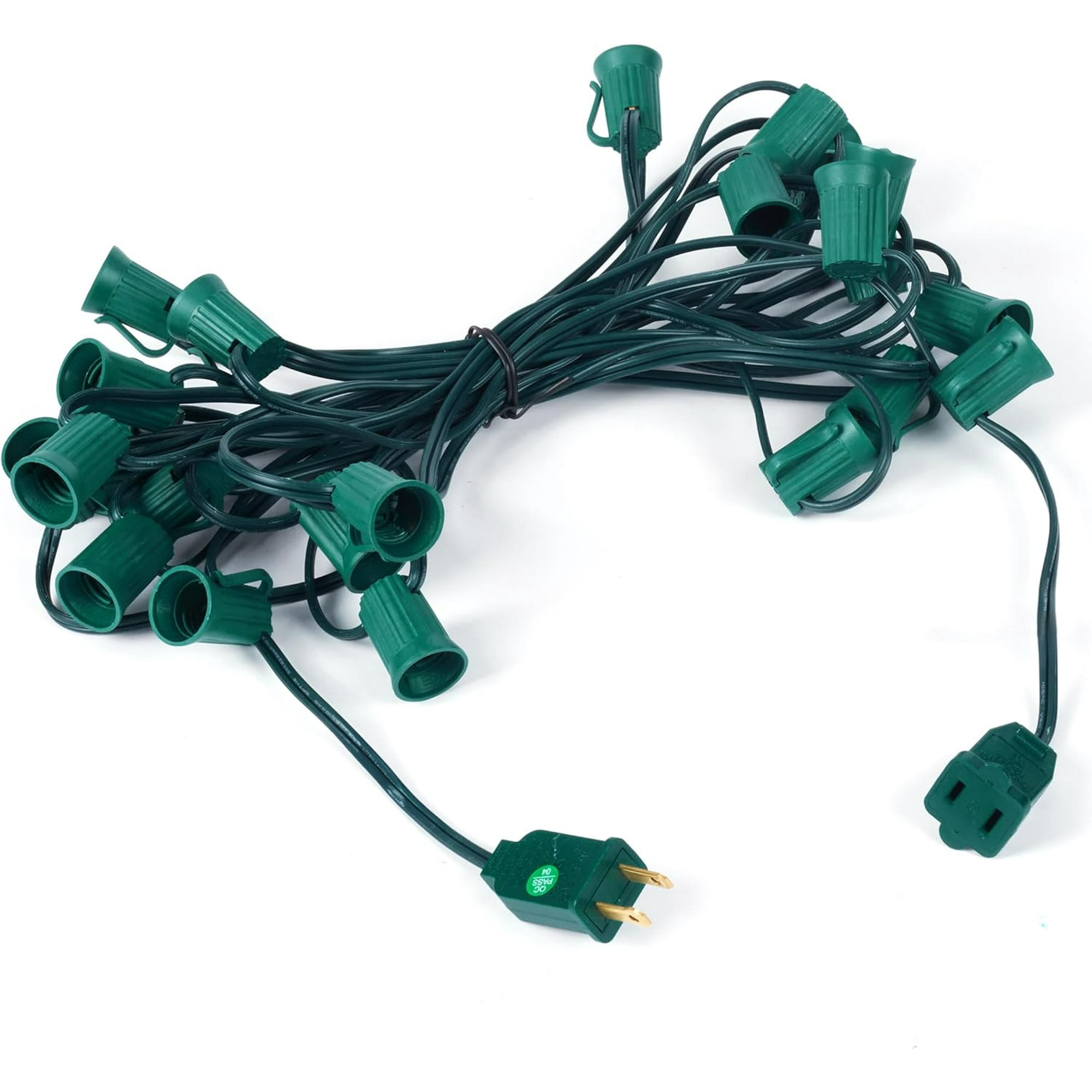 Click here for Salafire C9 Light Strand  25ft Green Cord Outdoor... prices
