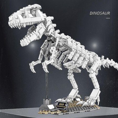 Dinosaur Building Block Set Tyrannosaurus Rex Triceratops Model ...