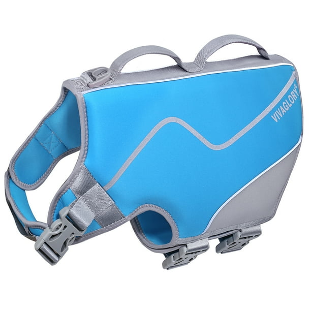 VIVAGLORY Dog Life Jacket Neoprene Vest for Swimming, Sports Style ...