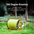 Garden Hose Reel Rack Stainless Steel Heavy Duty Water Basket Outdoor ...