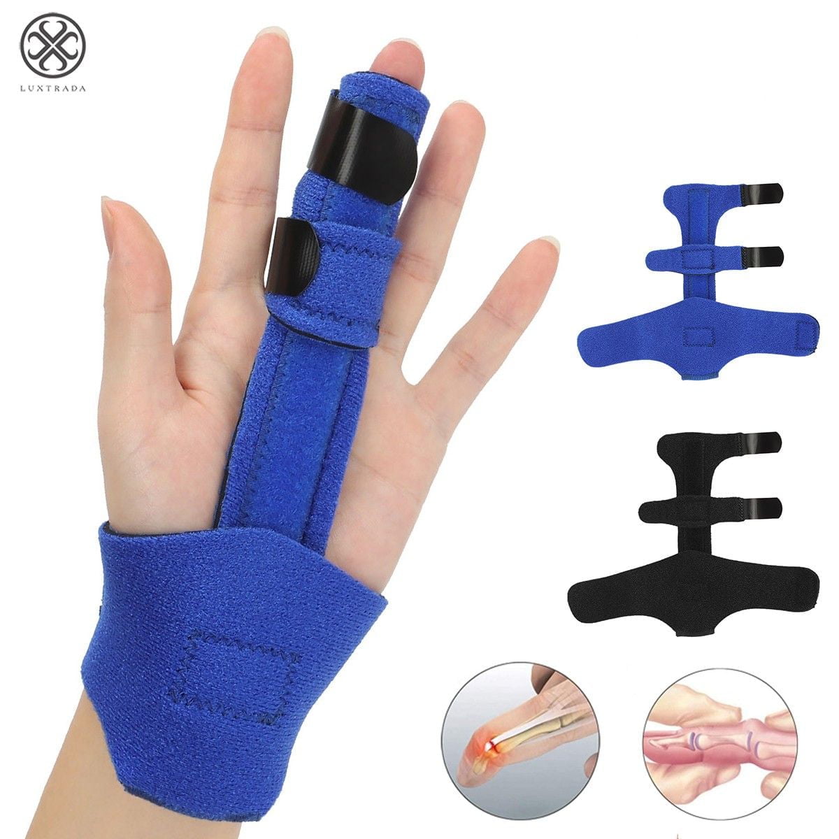 Férula para dedo en gatillo Luxtrada, soporte para fracturas, protector ...