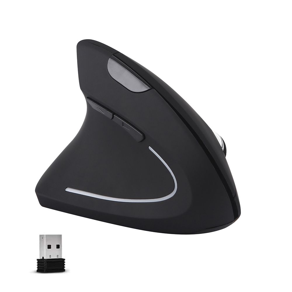 Useful 1200 DPI Wrist Rest Optical 6 Buttons Wireless Mouse Vertical ...