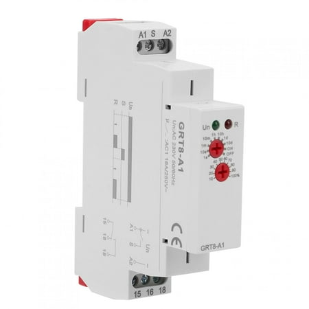 GRT8-A1 Mini Power On Delay Time Relay DIN Rail Mount AC 220V | Walmart ...