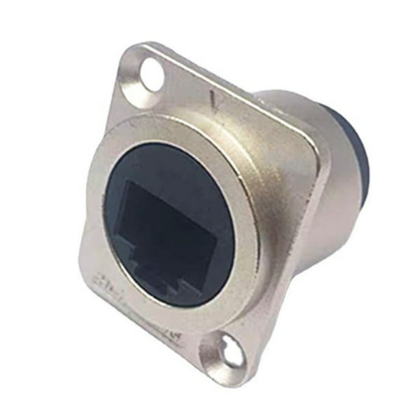 RJ45 Panel Mount Coupler D Type RJ45 Coupler Connector Female to Female ...