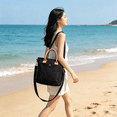 GASTROPOD Women Small Canvas Tote Bag Mini Bucket Bag with Zipper Multi ...