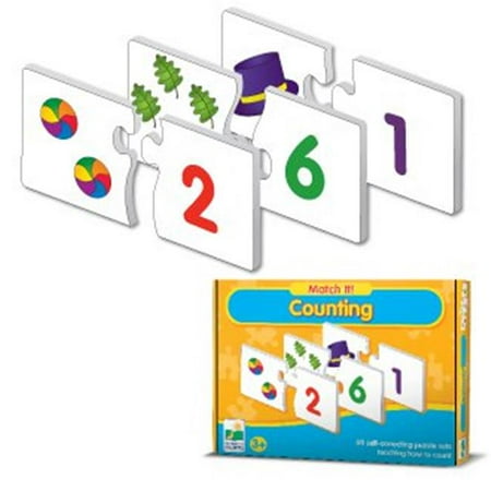 The Learning Journey: Match It! - Counting - 30 Piece Self-Correcting Number & Learn to Count ...