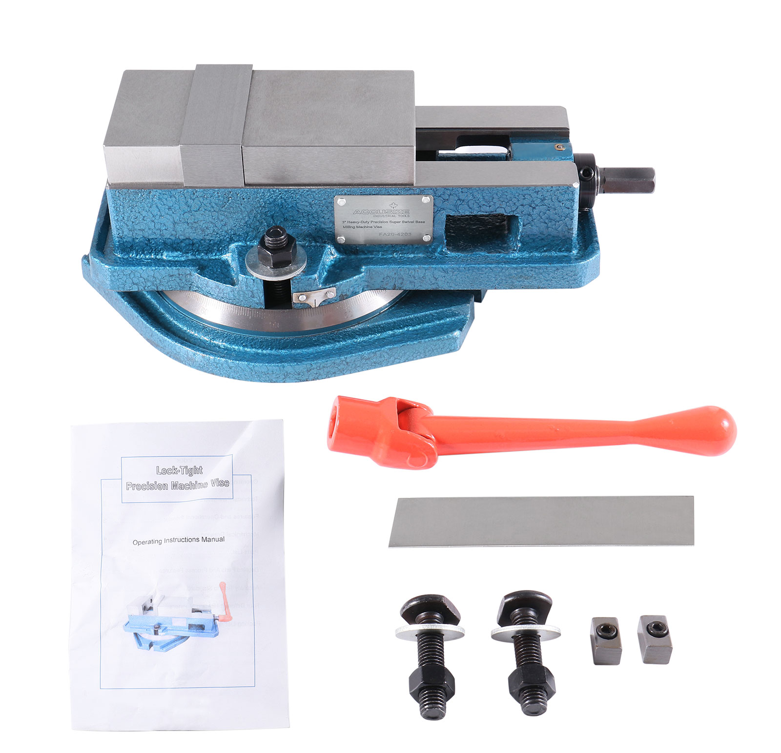 Irwin 4 in. Steel Workshop Bench Vise Blue Swivel Base - Walmart.com