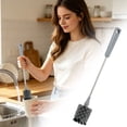 1Pcs Grey Water Bottle Brush Handle Nylon Bristles for Cleaning Cups ...