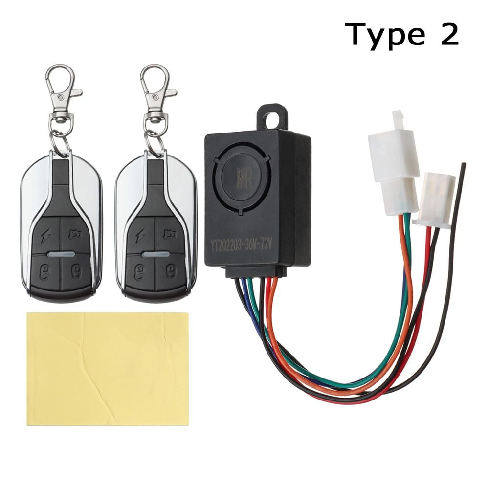 36-72V Anti-Theft Replacement Universal E-Bike Alarm System Electric ...