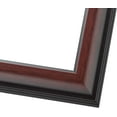 20x30 Frame Brown Round Mahogany Solid Wood Picture Frame | 1.625 Inch ...