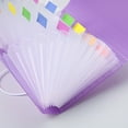 A6 Mini Accordion File Folder for Receipts Bills and Coupons ...