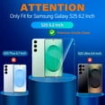 Samsung 2-Pack Galaxy S25 Screen Protector, HD Clear, Self-Healing Film ...