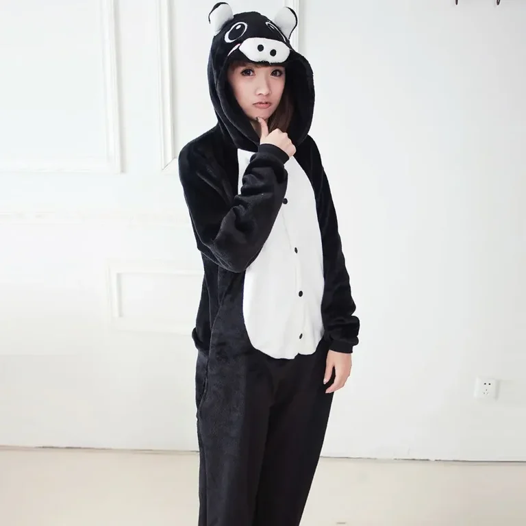 HYwys Yellow Bee Carnival Couples Kigurumi Animal Anime Pajamas for Family Flannel Winter Full Body Women Men Kids Sleepwear Pyjamas Girl s Size Small