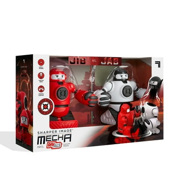 Ninja Bots 2-Pack, Hilarious Battling Robots (Red/Black) with 6 Weapons ...