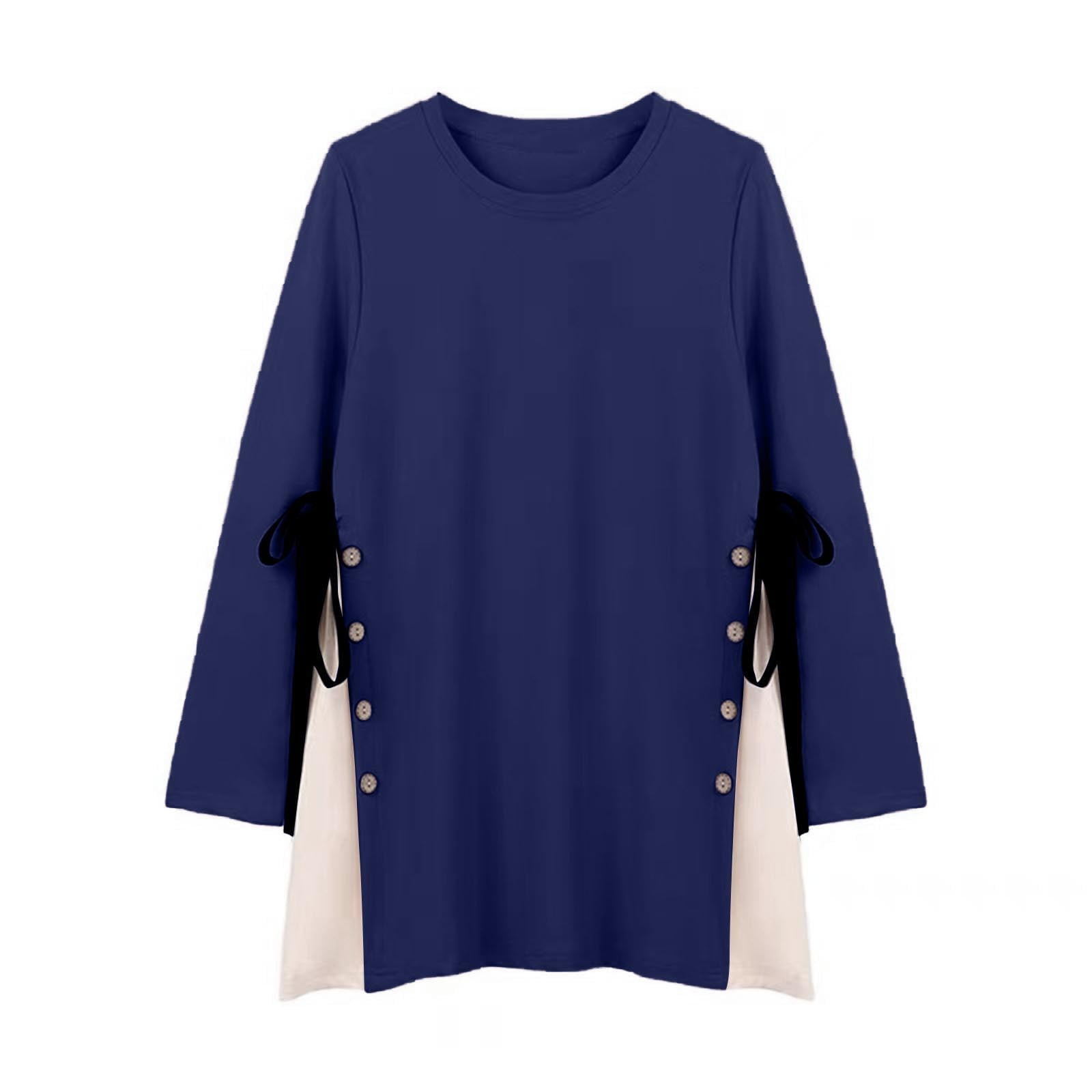 Click here for Meetotime Womens Maternity Top Round Neck Long Sle... prices