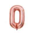 40 Inch Rose Gold Jumbo Digital Balloons, Foil Mylar Numbers 0-9 for Parties - Walmart.com