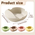 Compartment Plastic Nut Bowl Spoon Holder, 4.5inch×4.4inch×1.2inch ...