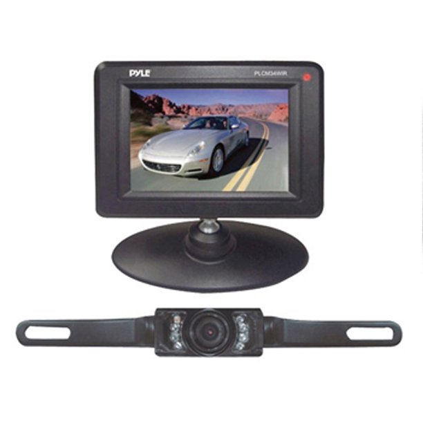Pyle 3.5" Monitor Wireless Back-Up Rearview & Night Vision Camera ...