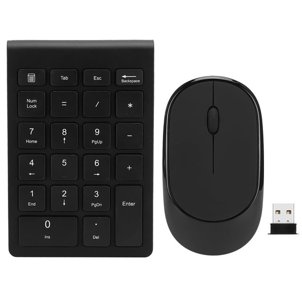 Wireless Mouse, Numeric Keypad, Switch-Free Ultra-Thin Keyboard And ...
