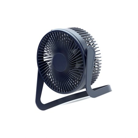 Rotating USB Desk Fan Portable Nightstand Tabletop Cooling Device Quiet ...
