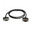 C2G 6ft Serial RS232 DB9 Null Modem Cable with Low Profile Connectors M/F - In-Wall CMG-Rated ...