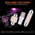 24-Pack White Car Interior LED Dome Light Bulb Kit, Includes 194 T10 ...