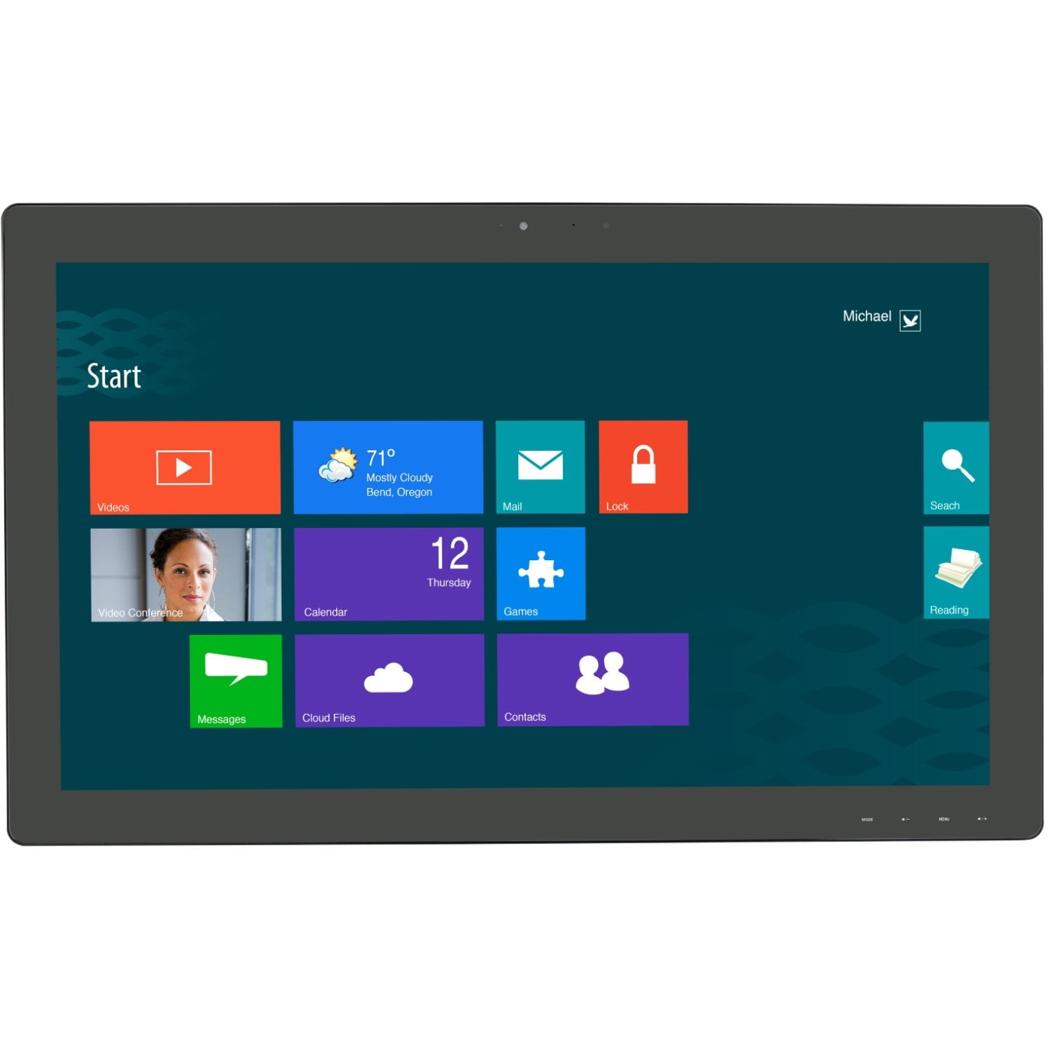 Planar Helium PCT2785 27 Widescreen Multi-Touch Monitor 16:9 12 ms ...