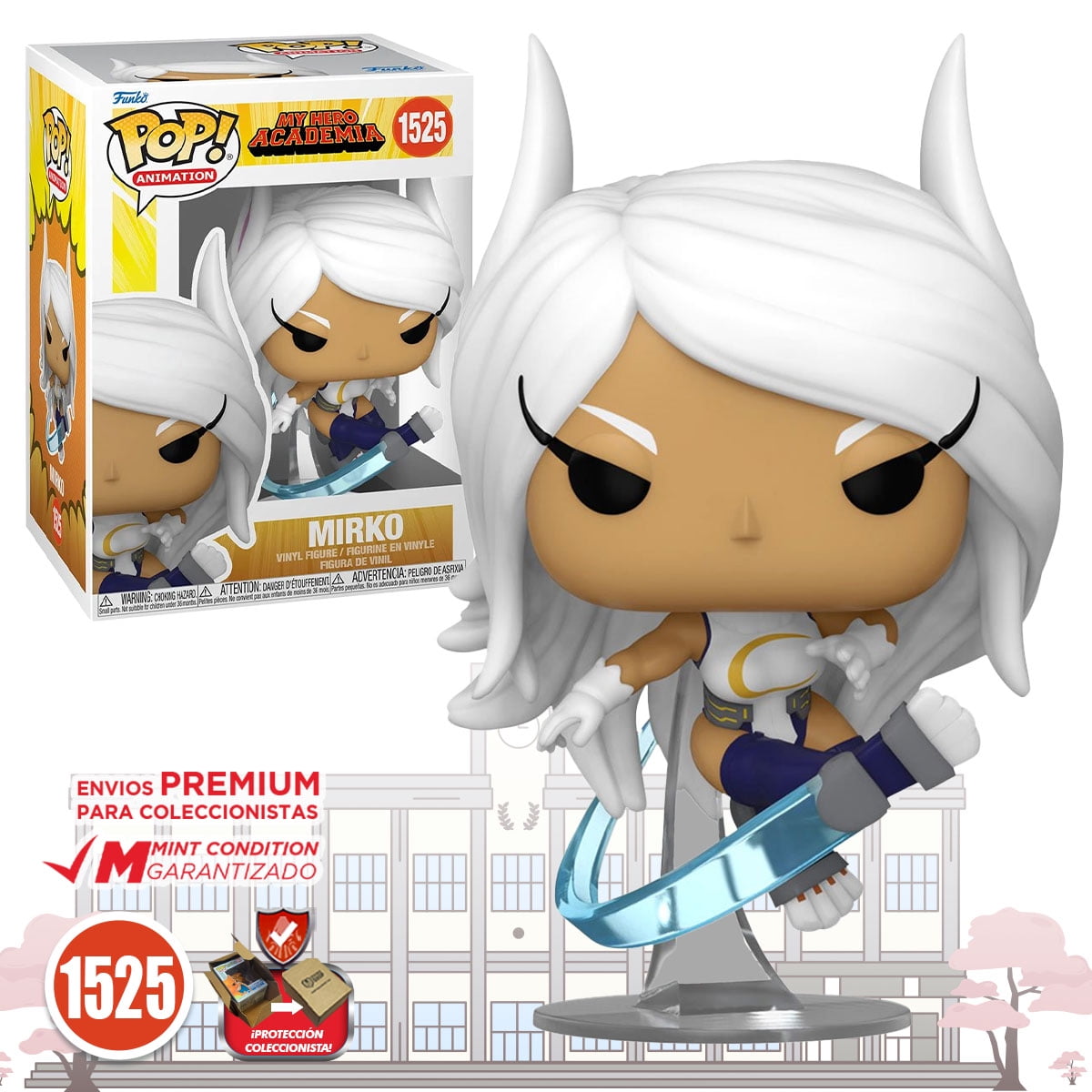 Funko Pop Mirko #1525 My Hero Academia Anime Original | Walmart en línea
