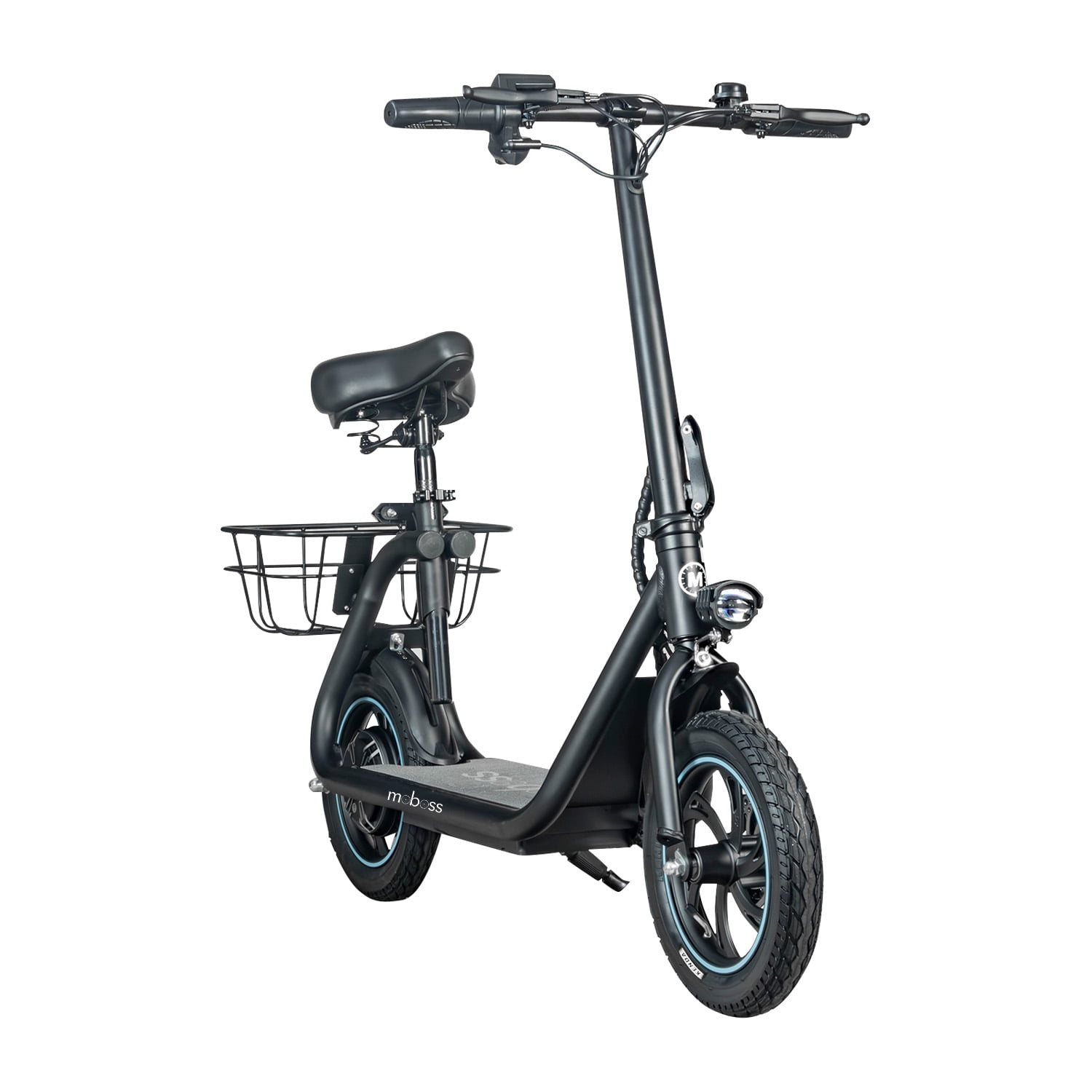 Scooter Eléctrico Plegable C/Asiento Moboss C1 Negro 25 km/h | Walmart ...