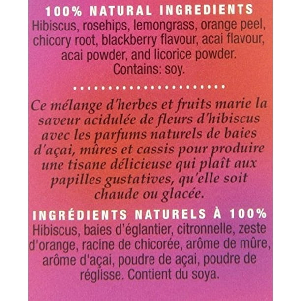 STASH TEA, TEA ACAI BERRY, 18 BG, (Pack of 6) - Walmart.ca