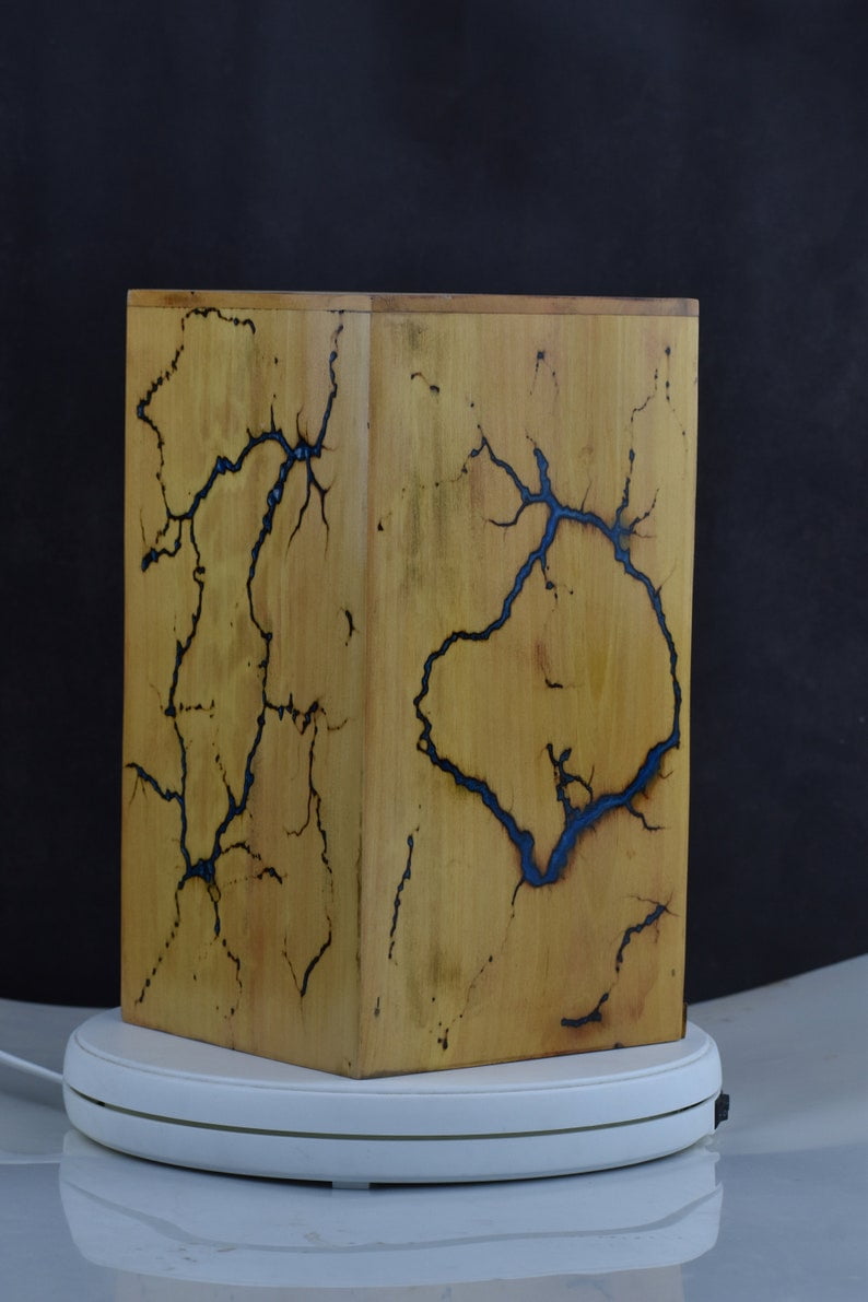 Epoxy and Mangowood Stunning Urn for human ashes Adult, Burial Urns for ...