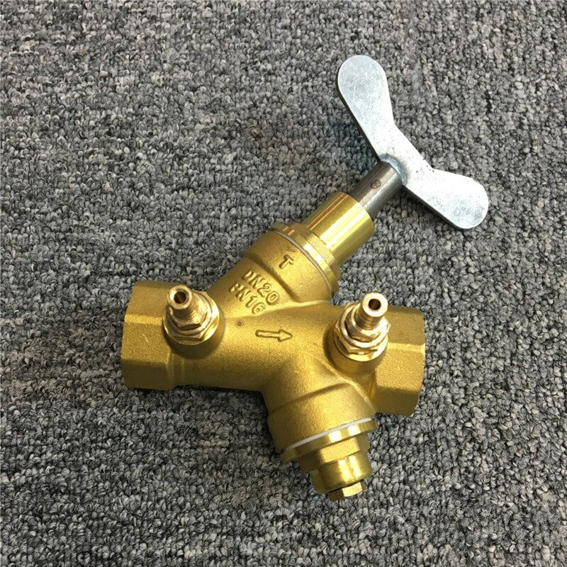 Brass Filter Balancing Valve Regulating Valve Lock Control Switch with ...